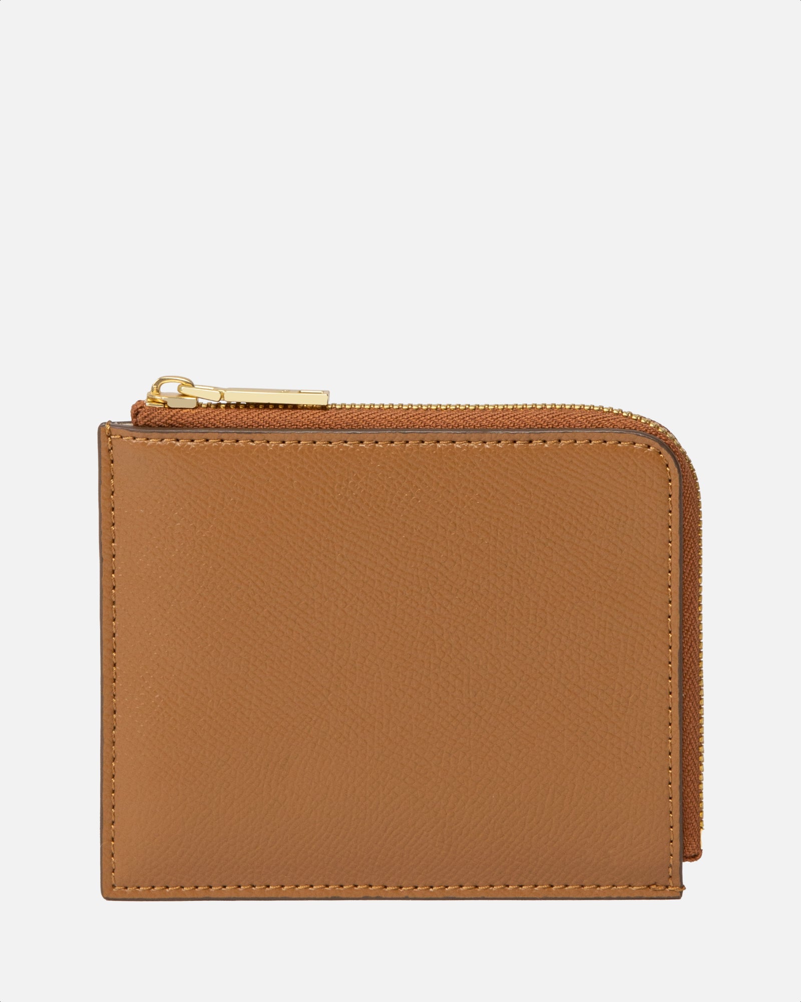 Personalised Essentials Zip Wallet Rich Tan with Pure White – The Daily ...